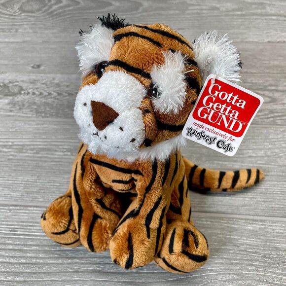 Gund | Toys | Gund Rainforest Cafe Bengal Tiger Plush Orange Floppy ...